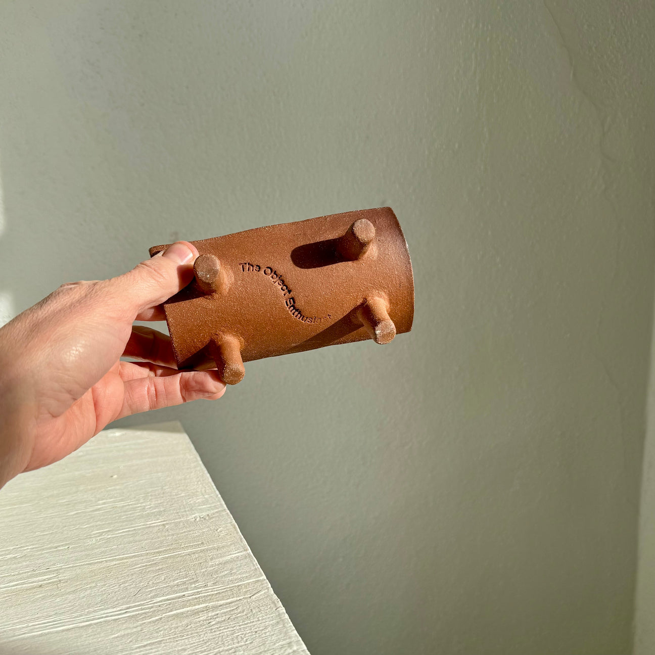 White Dash Speckled Incense Tray - The Object Enthusiast